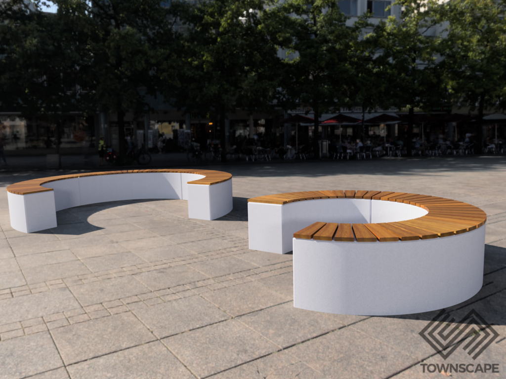 Unity Deck Hardwood Timber 800mm Internal Radius Seat Top - Townscape ...