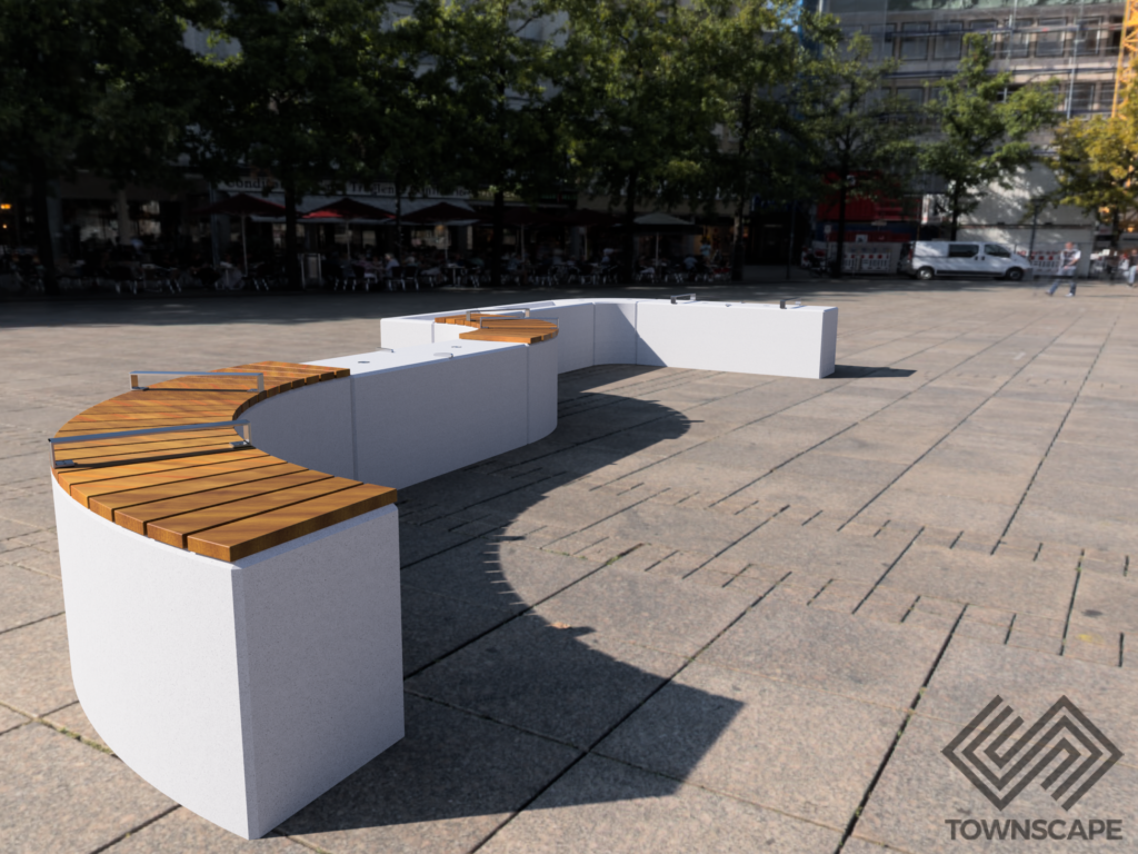 Unity Deck Hardwood Timber 1500mm Internal Radius Seat Top - Townscape ...