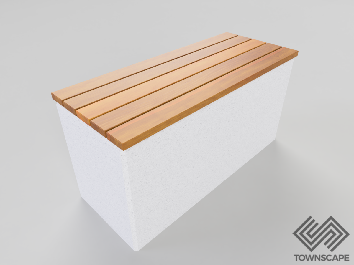Unity Bishop Hardwood Timber Seat Top - Townscape Products