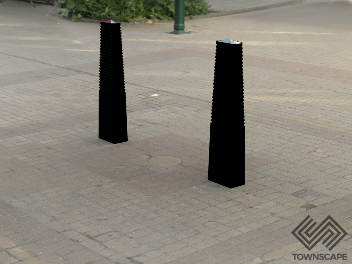 Polyurethane Bollard St Pancras Lightweight Removable - Townscape Products